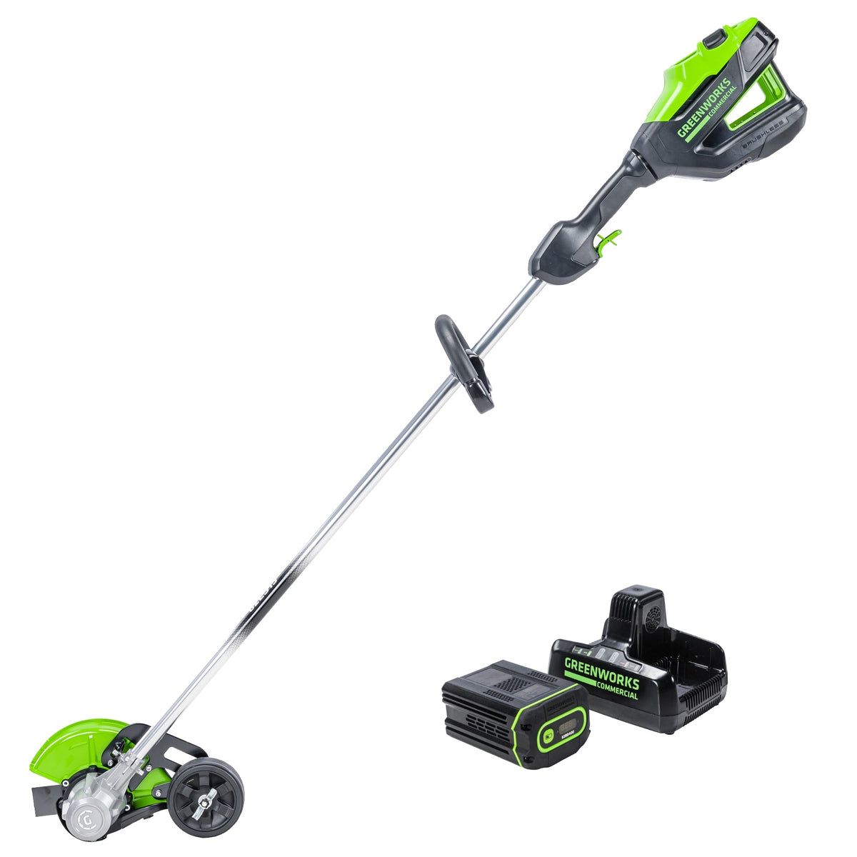 82V Edger with 4Ah Battery and Dual Port Charger | 2702702 | Greenworks ...